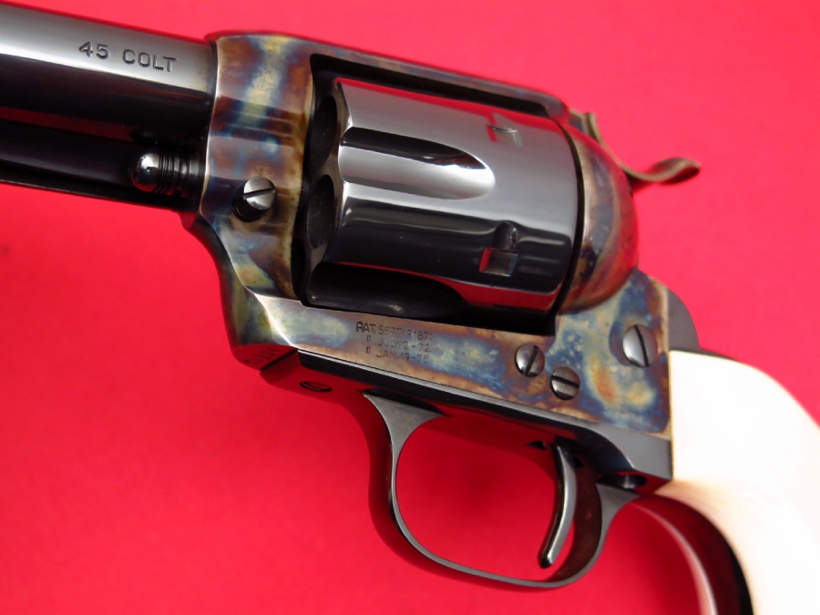 Usfa Saa Double Eagle 3-1/2" .45 Colt...Birds Head Elephant Ivory ...