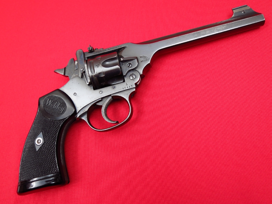 Webley & Scott Mark Iv .22lr Break-Top Target Revolver, Matching...1950 ...