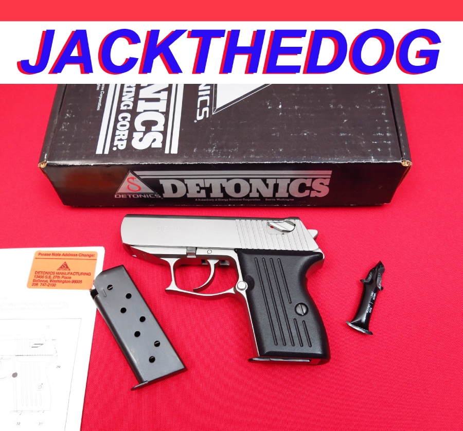 Detonics Pocket 9 Stainless 9mm Double Action...As New In Box...No ...