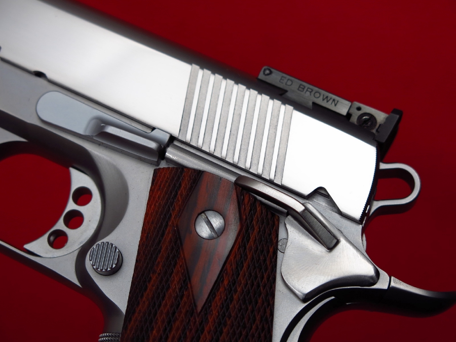 Ed Brown Classic Custom 1911 .45 Acp...Stainless, Naked Slide ...