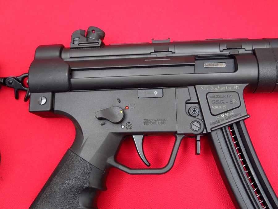 Ati Gsg-5pk .22 Long Rifle German Made Hk Mp5 Look-Alike...Excellent In ...