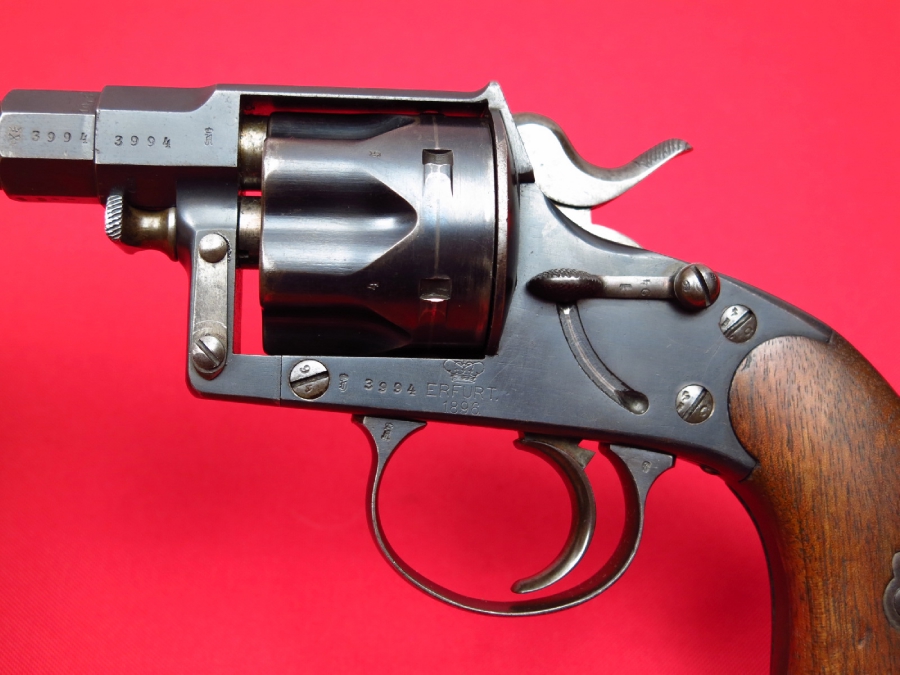 German / Erfurt Model 1883 Reichsrevolver...All Matching...Mfd 1896, No ...