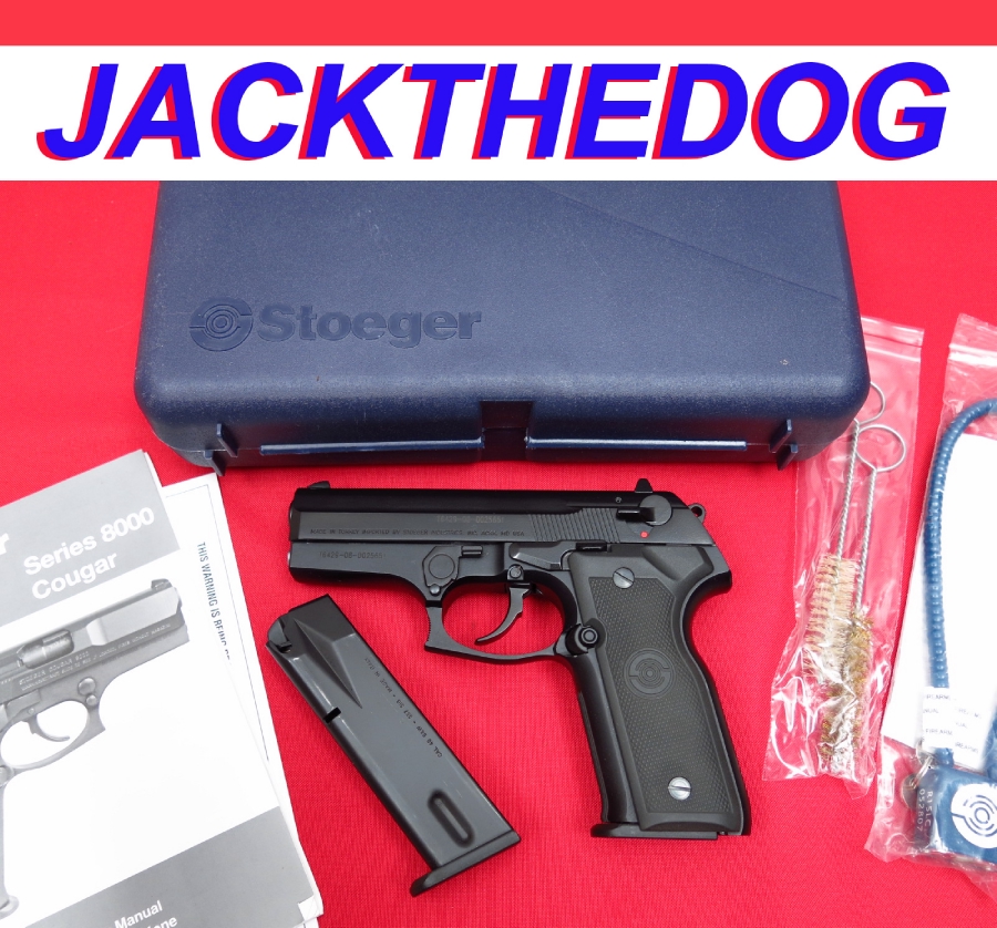 Stoeger Cougar 8040f .40 S&W Beretta Copy...As New In Box W/ Two 11-Rnd ...