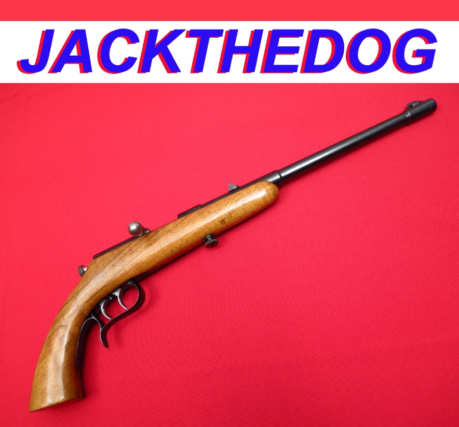 Jga / Anschutz - Parlor Pistol Pre-Wwii .22lr Single-Shot, Set Triggers ...