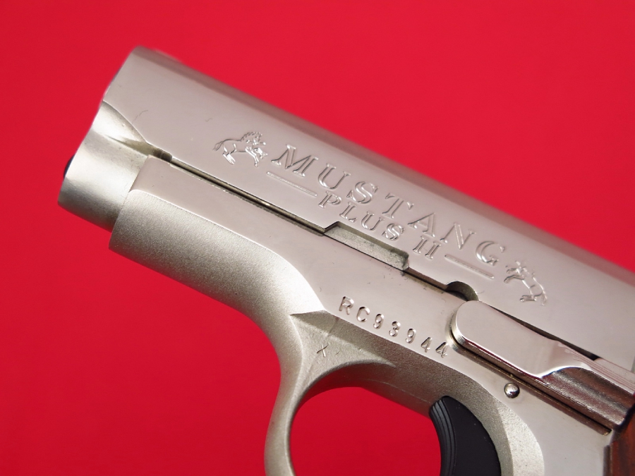 Colt Mustang Plus Ii .380 Scarce Bright Nickel...Nice Shape In Box...No ...