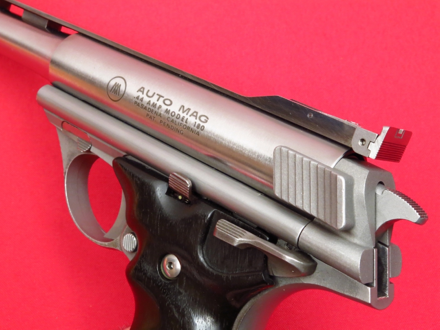 Auto Mag Model 180 .44 Amp Early Pasadena W/ Ammo & Dirty Harry Vhs...C ...