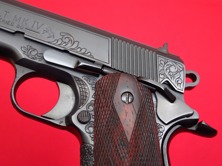 Colt Government Model .45 Enhanced/Custom Hand Engraved...A Beauty...No ...