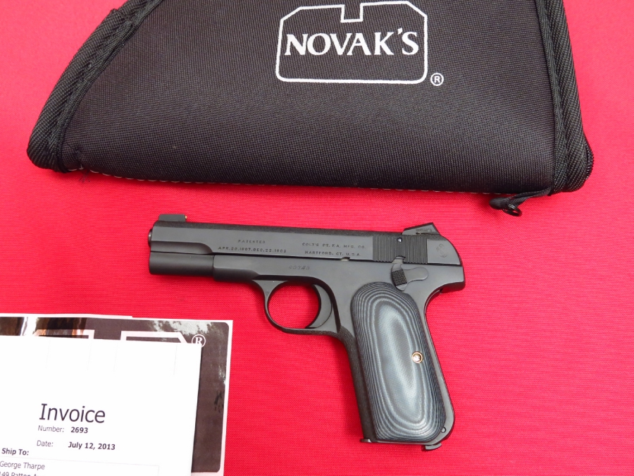 Colt - 1908 Pocket Hammerless .380 Acp...Novak Custom...99 Year Old ...