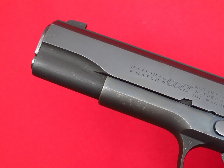 Colt National Match Mk Iii .38 Special Mid-Range...Mfd 1970...No Reserve For Sale at GunAuction ...