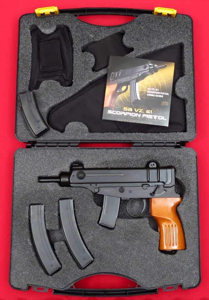 Cz Vz.61 Skorpion .32 Acp Semi-Auto Machine-Pistol...As New, No Reserve ...