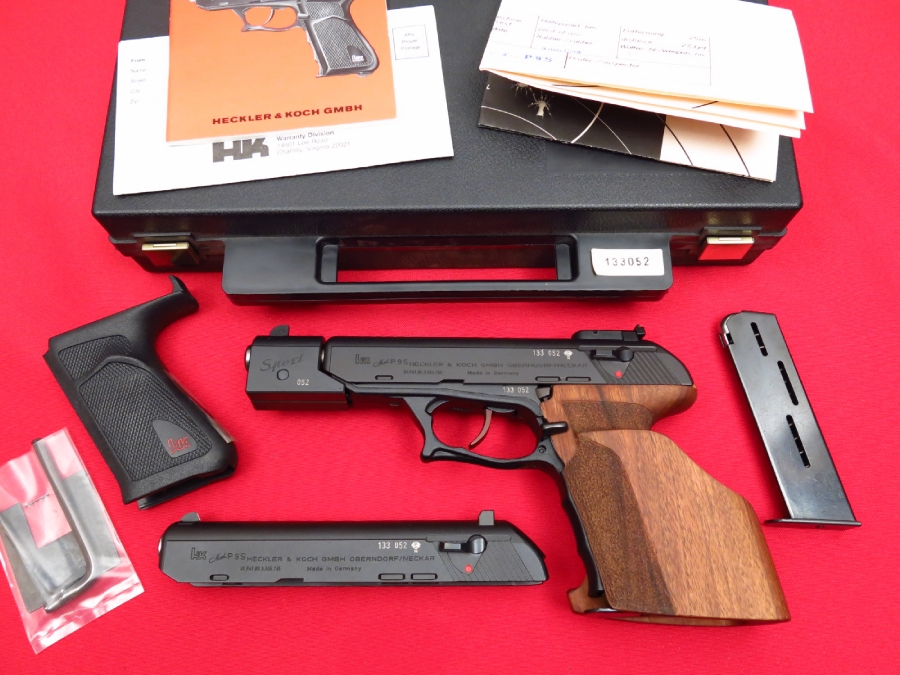 Heckler & Koch Hk P9s Sport Group Iii 9mm...2 Slides/Bbls... & Unfired ...