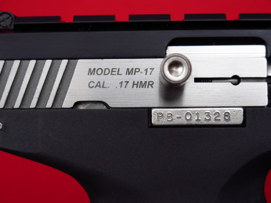 Excel Arms Model Mp-17 .17 Hmr Semi-Auto Pistol W/ 2 Mags...No Reserve ...