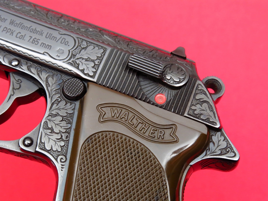 Walther Ppk Factory Engraved 7.65mm...Made In Germany...Mint In Case ...