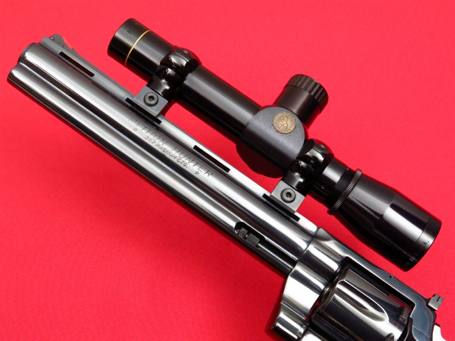 Colt Python Hunter .357 Mag 8" Scoped...As New In Case + Holster...No ...