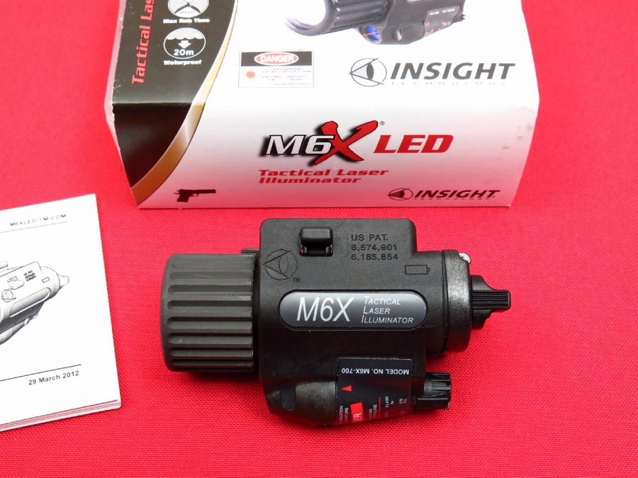 Insight M6x Led Pro-Grade Tactical Light W/ Laser For Glock Pistols ...