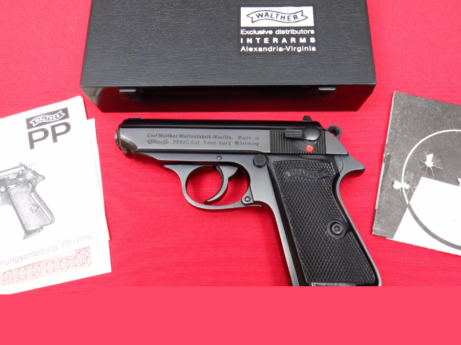 Walther Ppk/S `Made In Germany`...Mfd 1977, Near New...No Resv For Sale ...