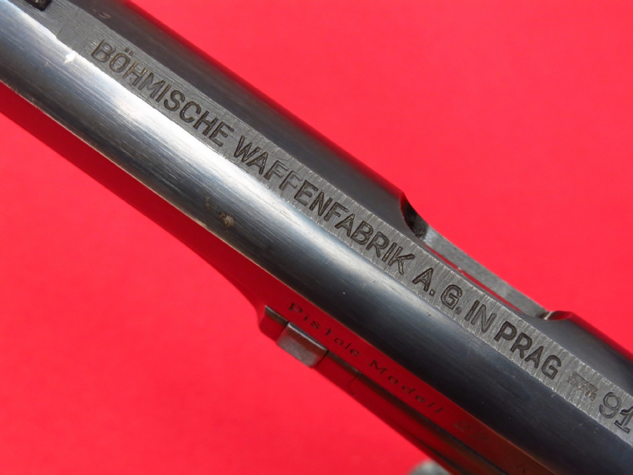 Cz P.Mod 27 Wwii Nazi Matching W/ Holster & Capture Paper...C&R, No Res ...