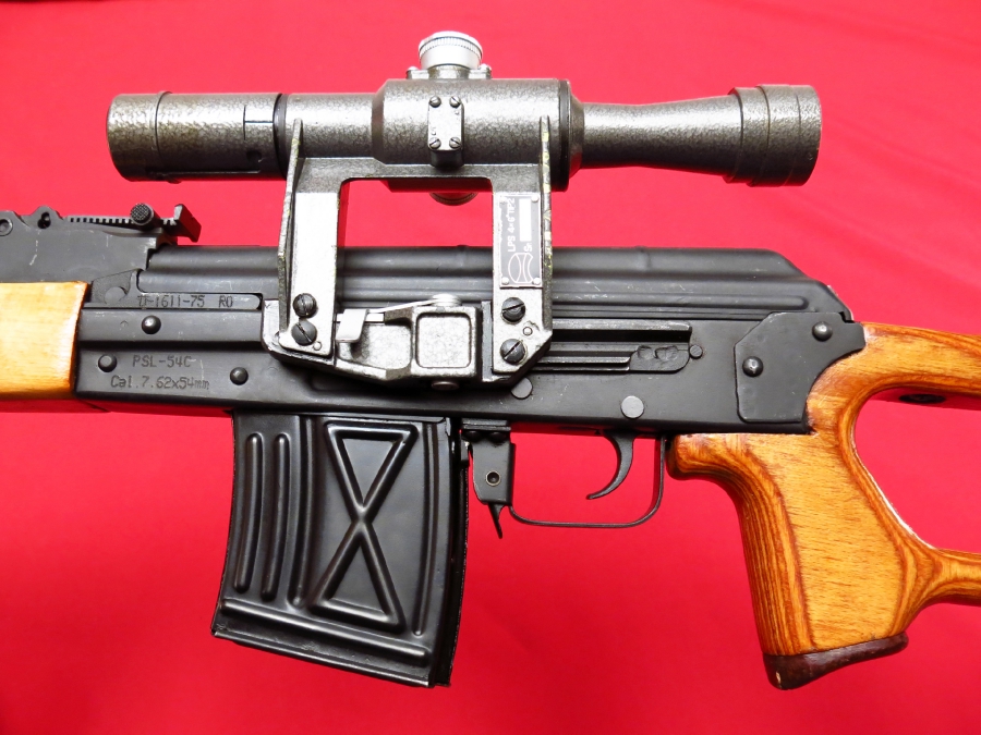 Romanian Psl-54c / Fpr Dragunov Semi-Auto Sniper Rifle W/ Lps-4x Scope ...