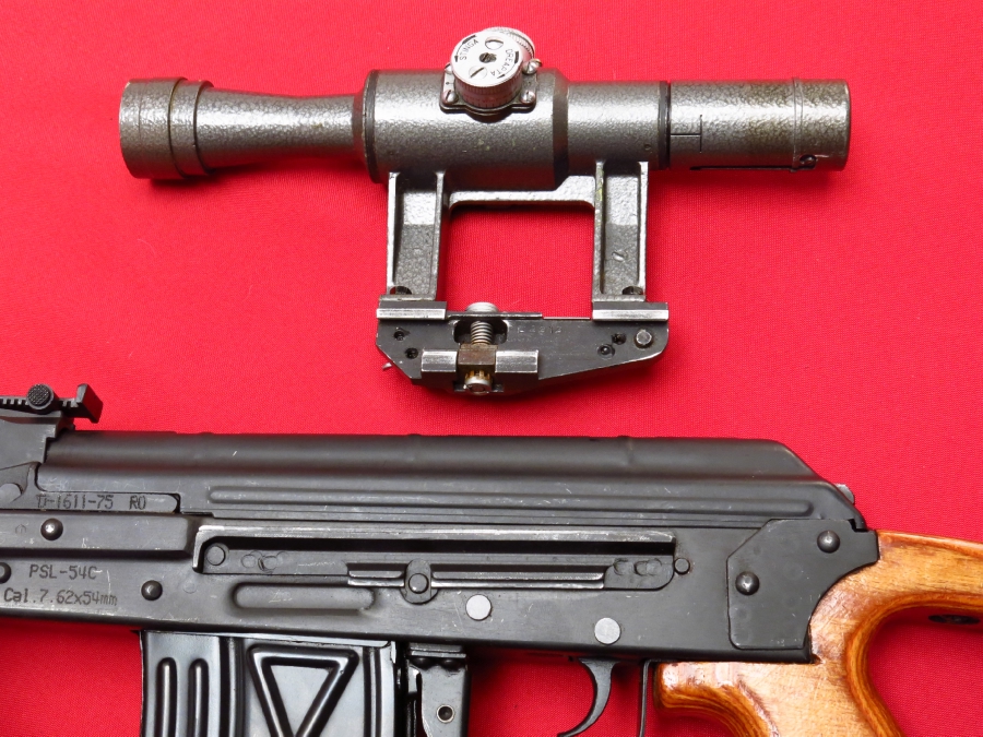 Romanian Psl-54c / Fpr Dragunov Semi-Auto Sniper Rifle W/ Lps-4x Scope ...