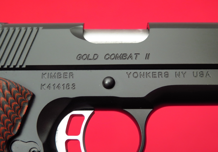 Kimber Custom Shop Gold Combat Ii 1911 Bushingless Bull Barrel, Ns ...