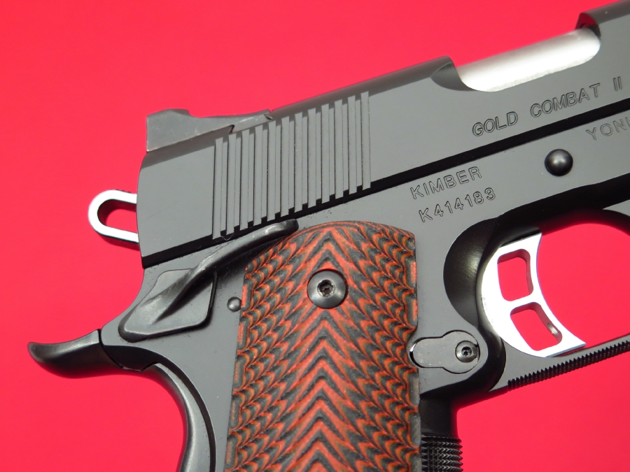 Kimber Custom Shop Gold Combat Ii 1911 Bushingless Bull Barrel, Ns ...