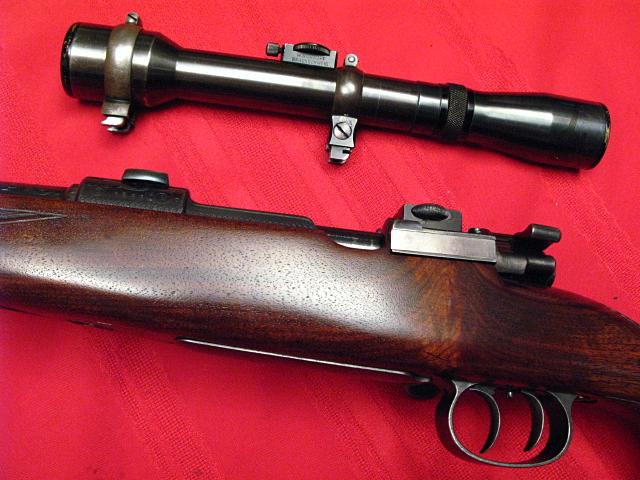 Mauser 98 European Sporter Double Set Triggers Engraving Claw Mount