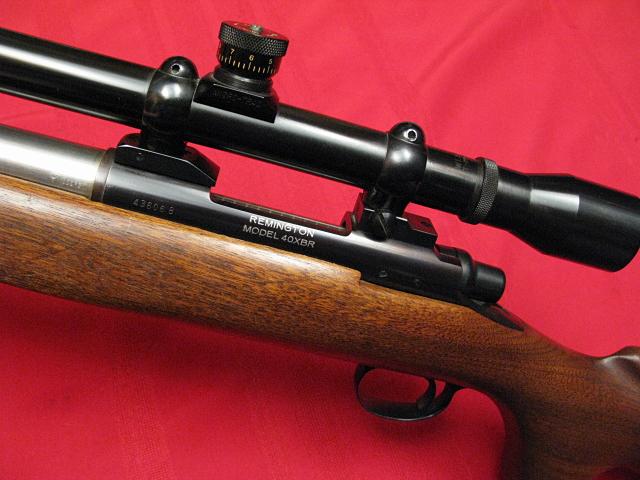 Remington - Model 40-Xbr .222 Rem..Factory Custom Target W/ 20x Scope ...
