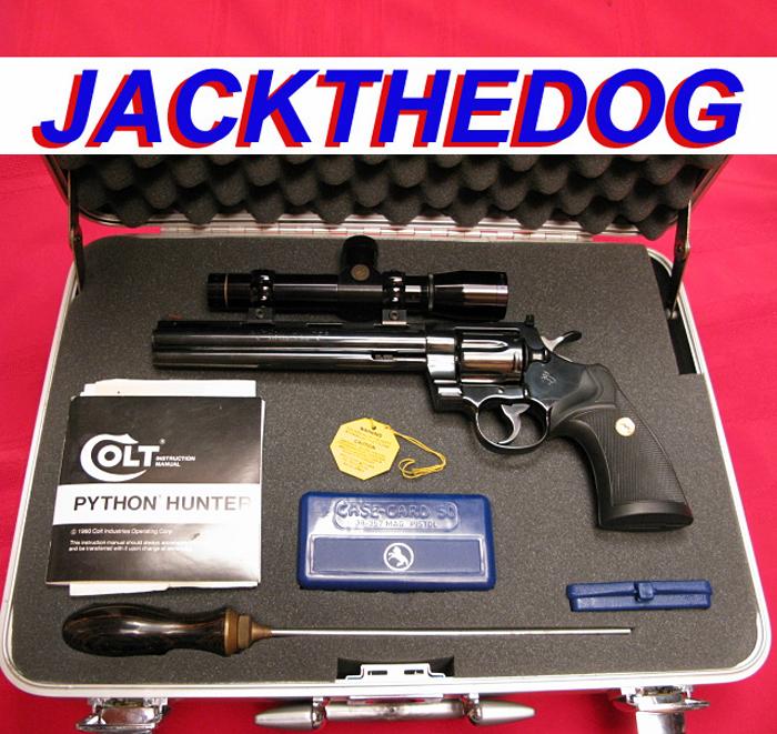 Colt - Python Hunter .357 Mag 8-Inch W/ Factory Leupold Scope...Like ...