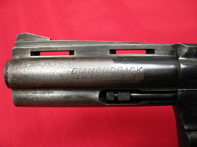 Colt - Diamondback .38 Special 4-Inch W/ Holster....Shooter Grade....No ...