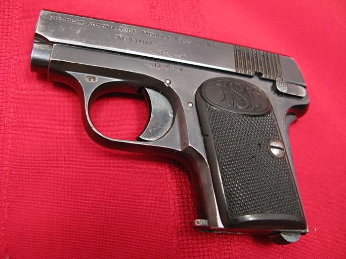 Modesto Santos - Model 1920 `Action`...6,35mm...W/ Wwii Capture ...