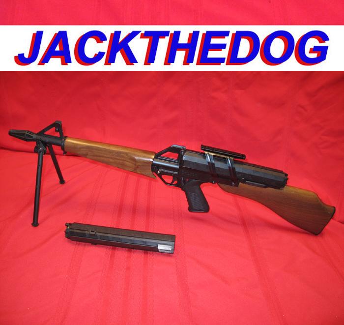 Calico - Model 105 Sporter Walnut Stock .22 Lr Semi-Auto W/ Two 100-Rd ...