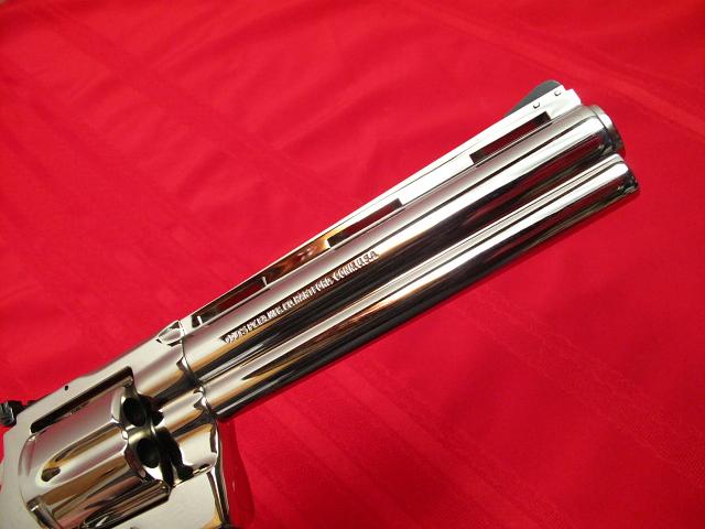 Colt - Python .357 Magnum 6-Inch, Nickel....Gorgeous Mint Gun....In Box ...