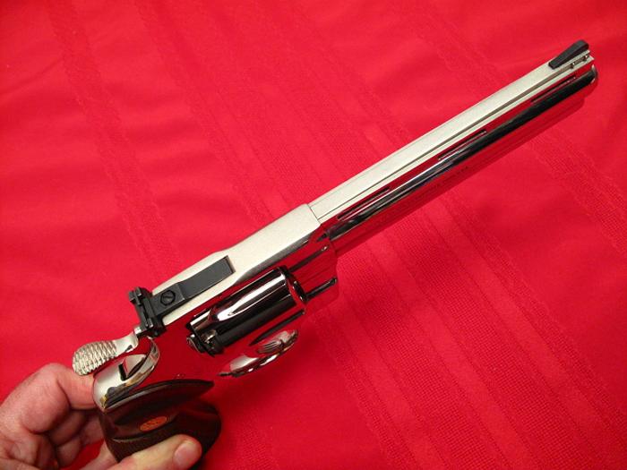 Colt - Python .357 Magnum 6-Inch, Nickel....Gorgeous Mint Gun....In Box ...