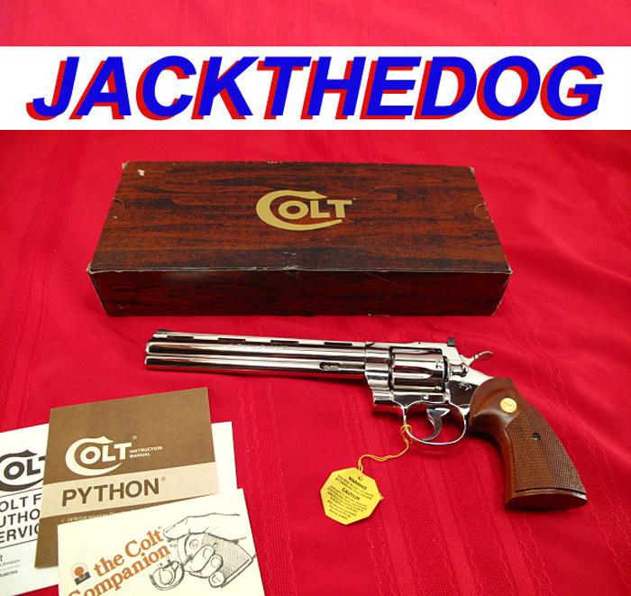 Colt - Python Target 8-Inch .38 Special... Nickel Finish...New In Box ...