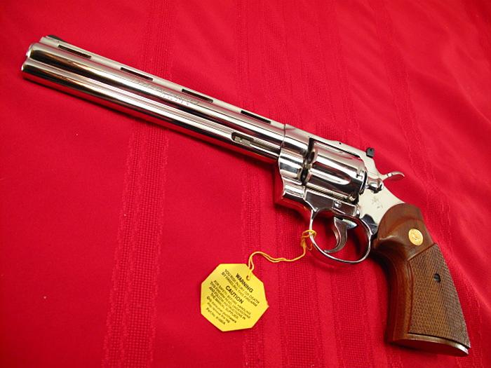 Colt - Python Target 8-Inch .38 Special... Nickel Finish...New In Box ...