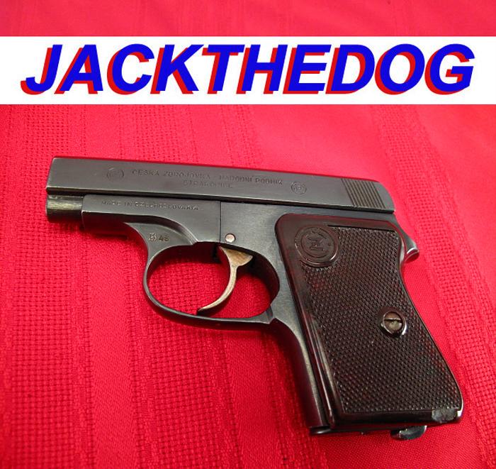 CZ - Model 1945 .25 ACP DAO Pocket Pistol...Mfd. 1948...Nice Shape, C&R OK