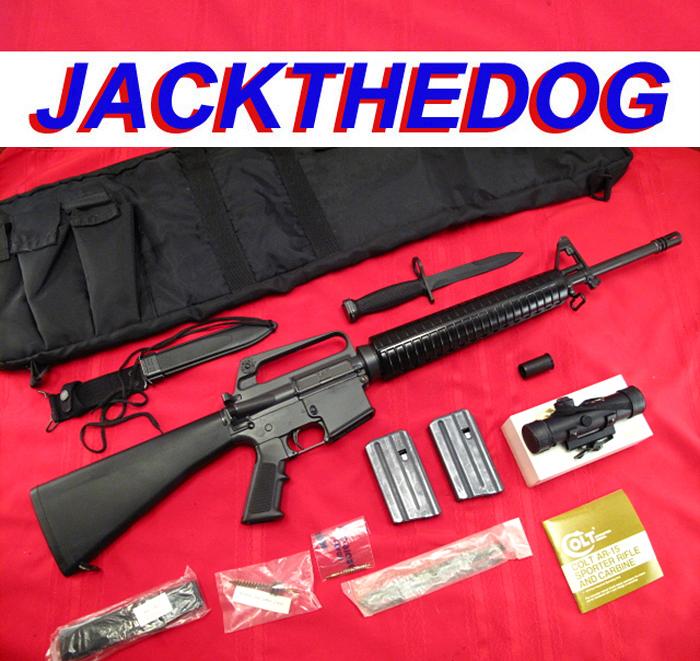 Colt - Ar-15 A2 Sporter Ii (R6500) Pre-Ban W/ Bayonet, Colt Scope ...