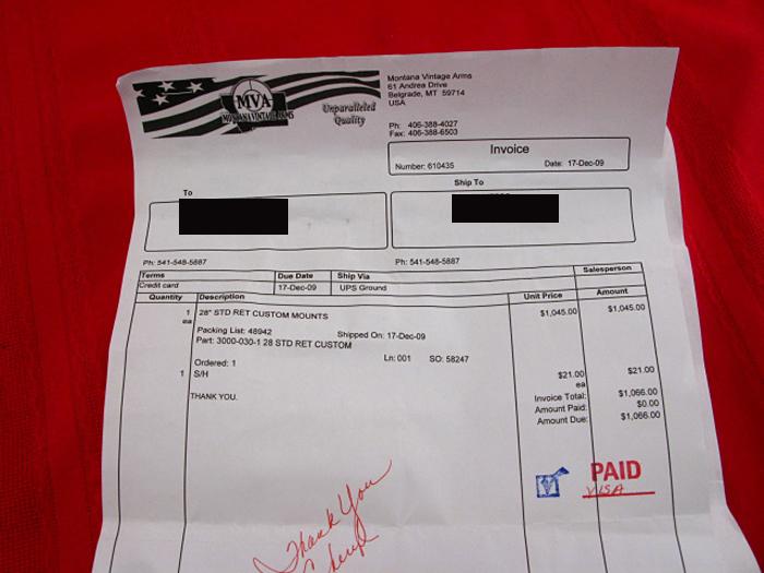 Montana Vintage Arms - Mva Series 3000 28`` 6x Scope, Creedmore Mounts ...