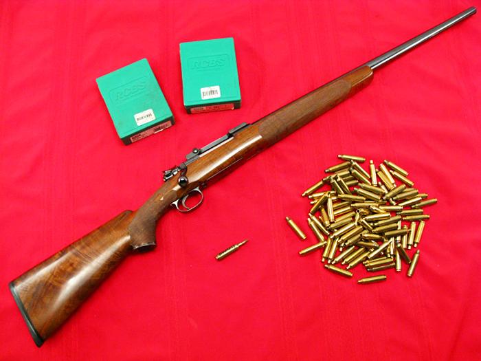 Custom Mauser 98 Chambered For 6mm-284 Win...Beautiful Rifle...W/ Dies ...
