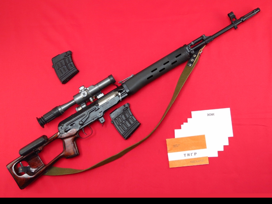 Russian Dragunov Svd Sniper Izhmash California Tiger 7.62x54r...As New ...