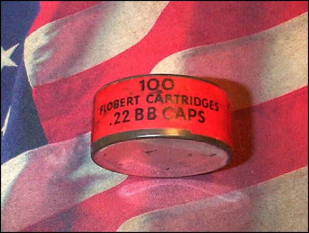 Stoeger Arms .22 cal. Flobert BB caps SEALED TIN