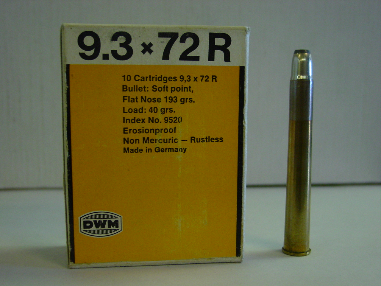 Dwm 9.3x72r, 193 Grain Ammo For Sale at GunAuction.com - 5031063