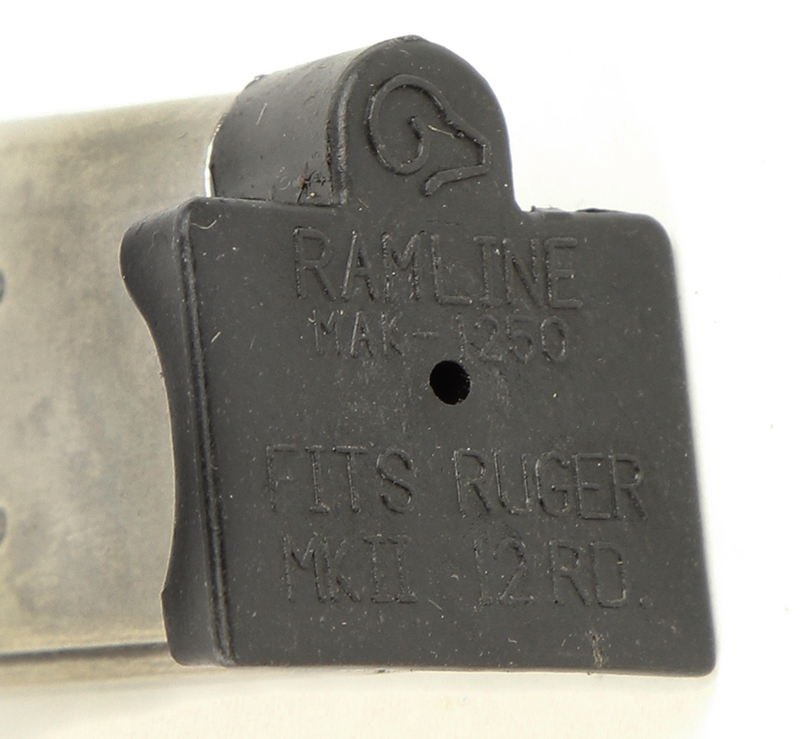 Ruger Mkii Magazine, Ramline, .22 Lr, 12 Round For Sale at GunAuction ...