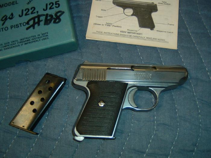 Jennings/Bryco - JENNINGS / BRYCO J-25 NICKEL FINISH .25 AUTO - Picture 2