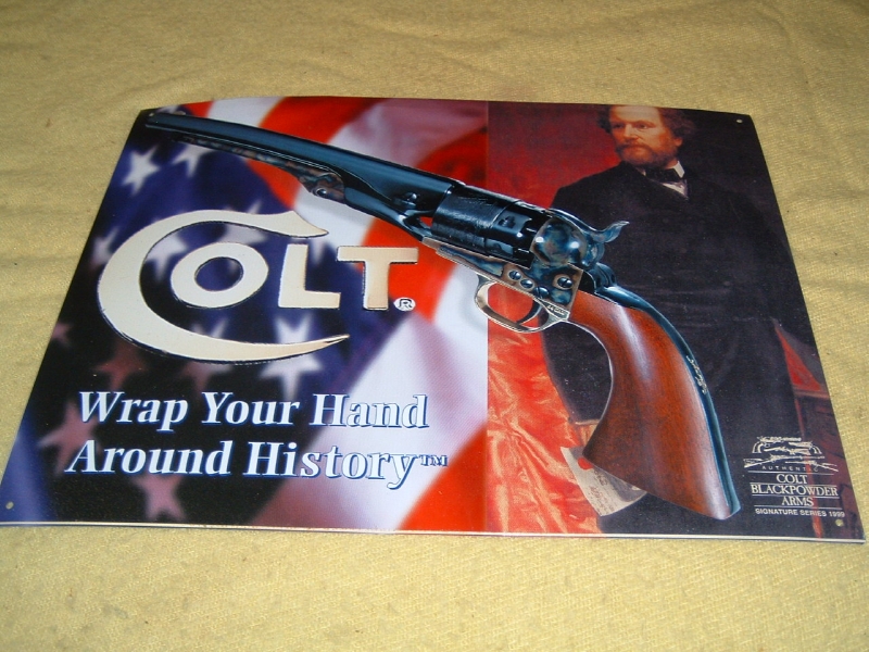 Colt Tin Sign For Sale at GunAuction.com - 11218263