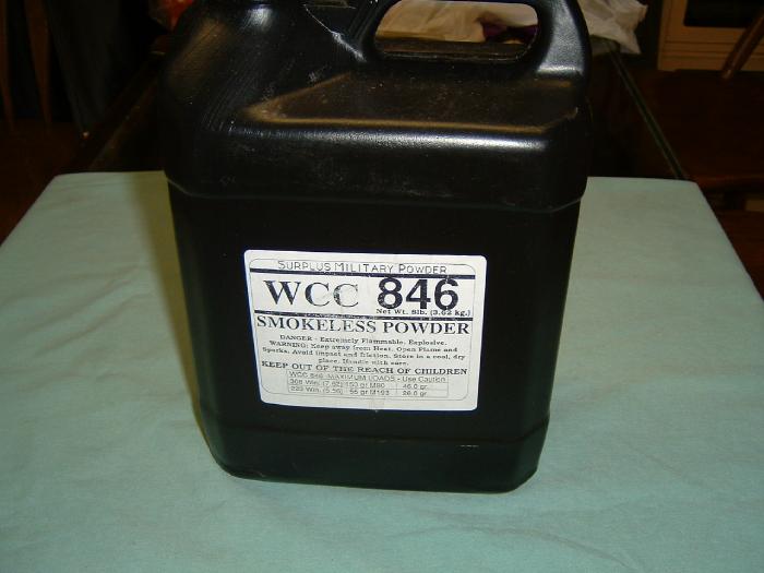 Wcc 846 Surplus Military Powder 8 Lb. For Sale at GunAuction.com - 9180095