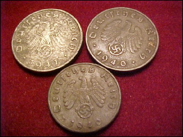 Nazi Ww11 Coins. For Sale at GunAuction.com - 6152670