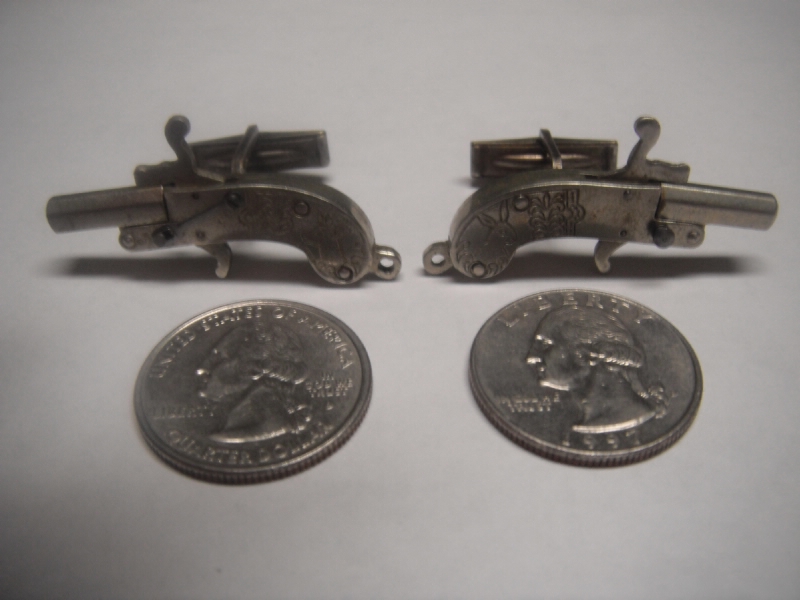 Miniature/Vintage 2mm Pinfire Cufflink Pair For Sale at GunAuction.com ...