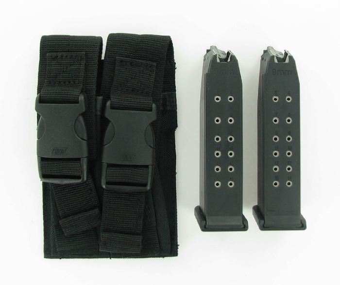 Glock Mag Pouch With 2 Magazines G19 15 Round Mags For Sale at ...