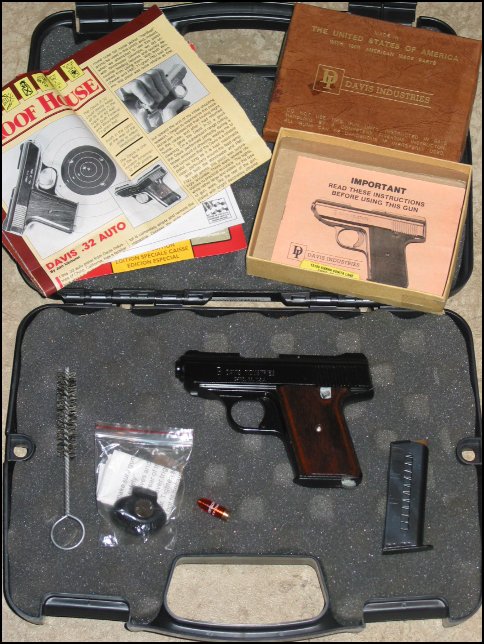 Davis Industries Davis P32 Chrome/Black .32acp Semi-Autos-Extras For ...